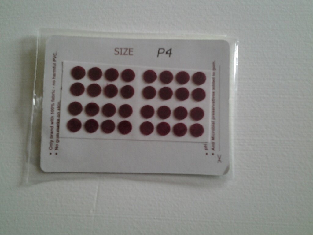 Buy online Eytex Pallavi Plain Bindi Size P4 – PUSHMYCART