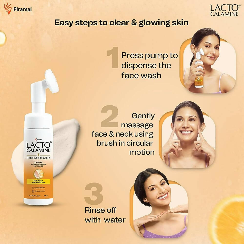 Lacto Calamine Vitamin C Foaming Face Wash – PUSHMYCART