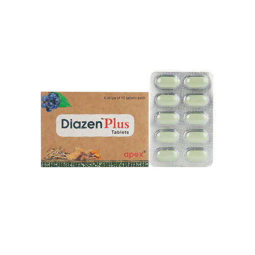 Apex Ayurvedic Diazen Plus Tablets – PUSHMYCART