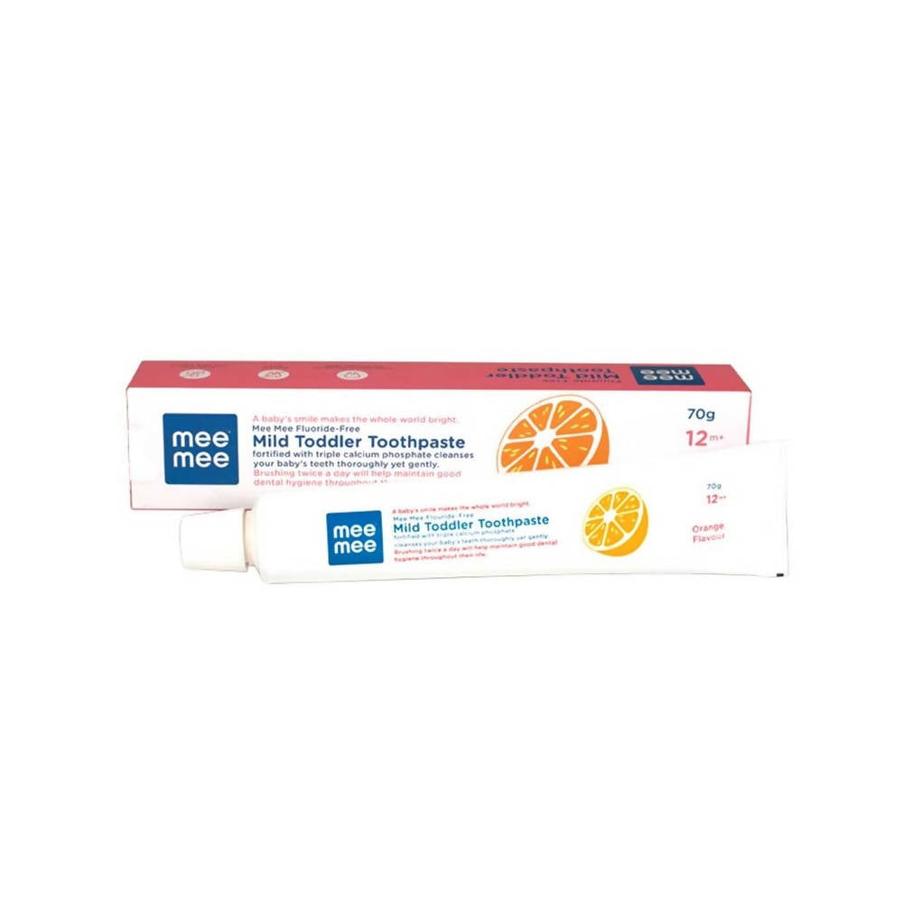 Mee Mee FluorideFree Mild Toddler Toothpaste Orange Flavor – PUSHMYCART