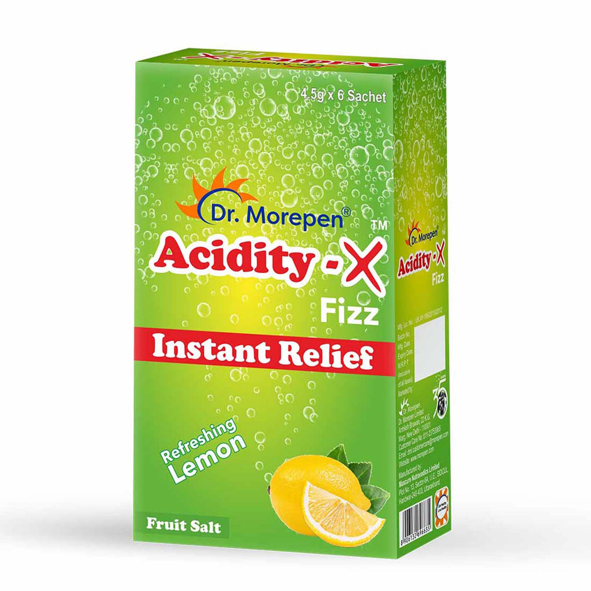 Dr. Morepen Acidity X Fizz Sachet 225g – PUSHMYCART