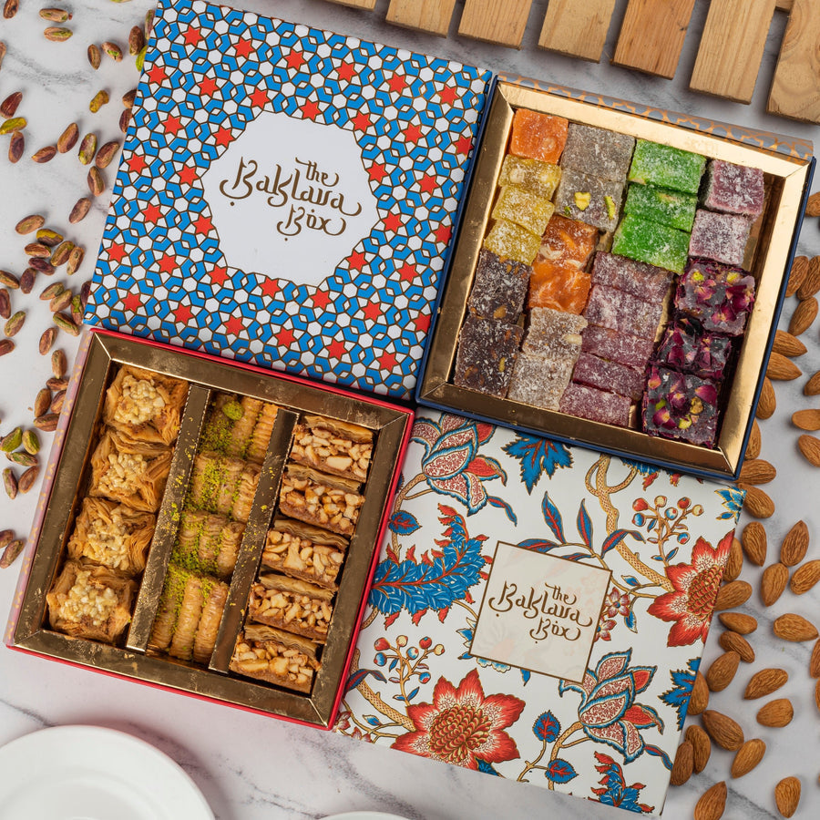 The Baklava Box Assorted Baklava Box And Assorted Turkish Delight ...