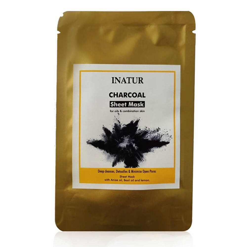 Inatur Charcoal Sheet Mask 40g – PUSHMYCART