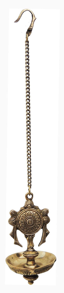 Brass Wall Hanging Shank Antique Deepak 0.68Kg – PUSHMYCART
