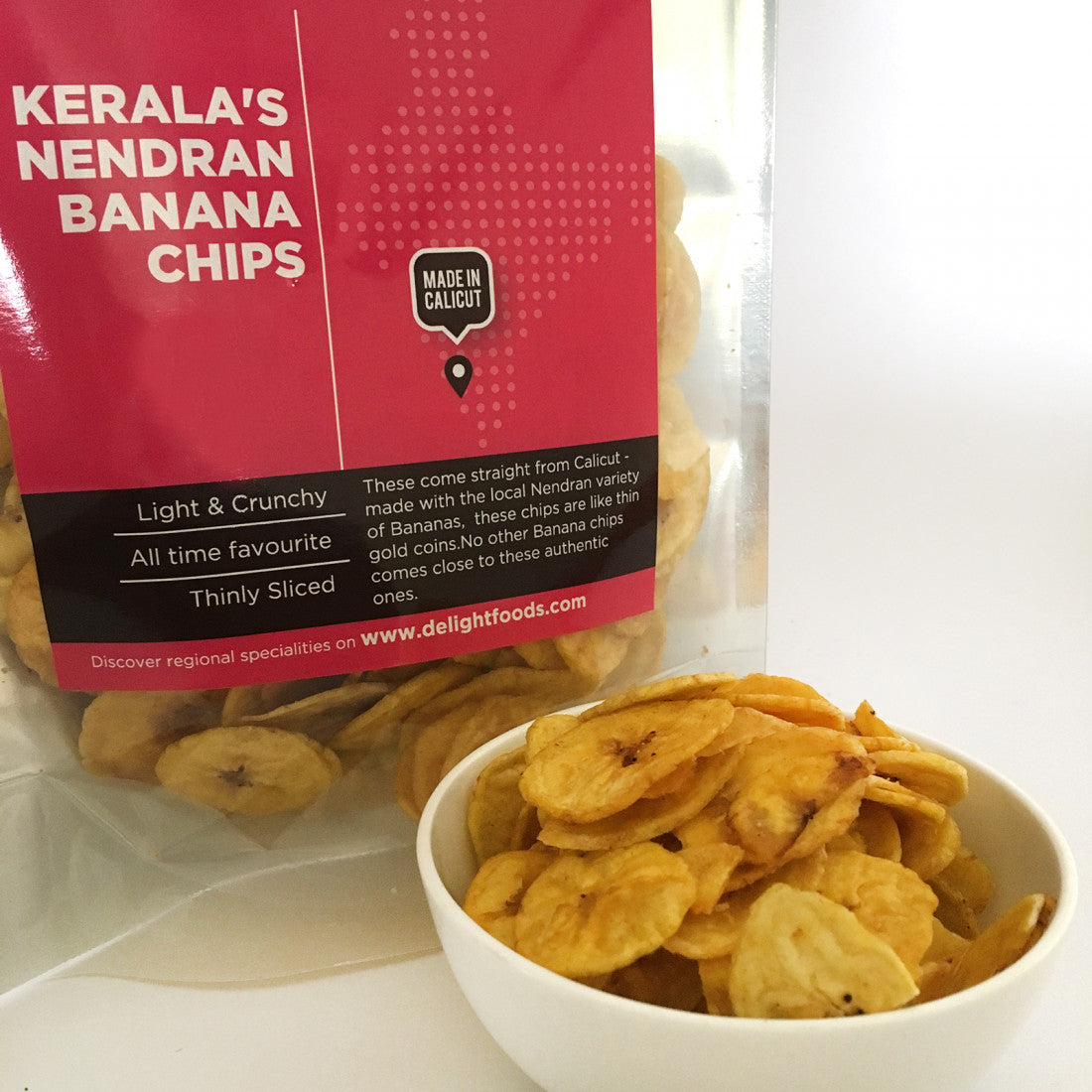 Delight Foods Kerala's Nendran Banana Chips 200gm – PUSHMYCART