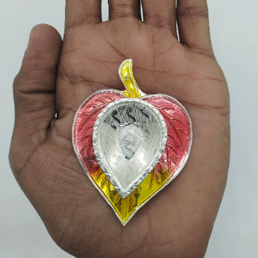 Pure Silver Peepal Leaf Pattern Fancy Diya 23g – PUSHMYCART
