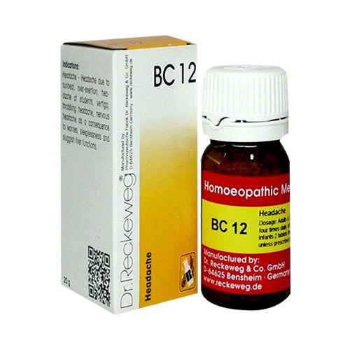 Dr. Reckeweg Bio-Combination 12 (BC 12) Tablet – PUSHMYCART