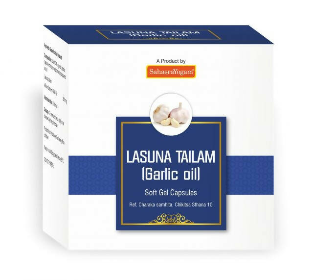 Sahasrayogam Lasuna Tailam (Garlic Oil) Capsules – PUSHMYCART