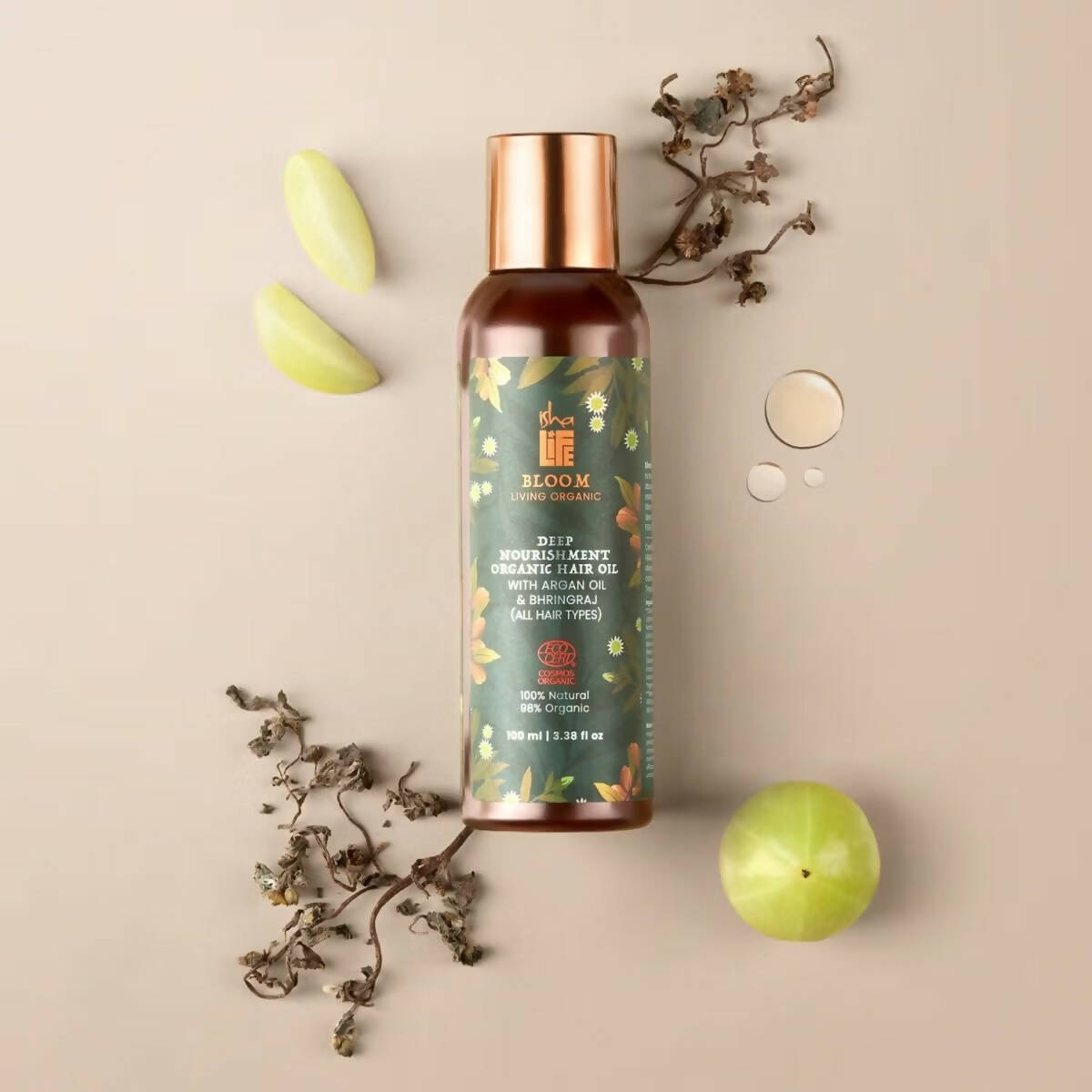 Isha Life Deep Nourishment Organic Hair Oil – PUSHMYCART