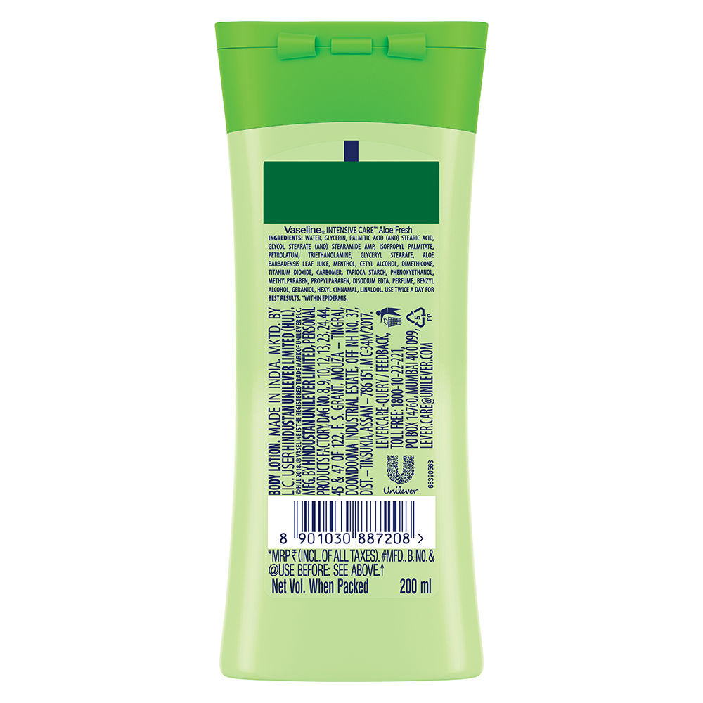 Vaseline Intensive Care Aloe Fresh Body Lotion – PUSHMYCART