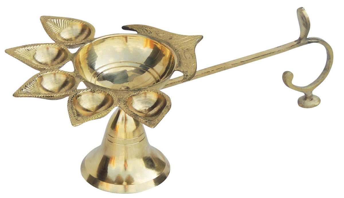 Brass Table Oil Lamp Deep Jyoti 0.4Kg – PUSHMYCART
