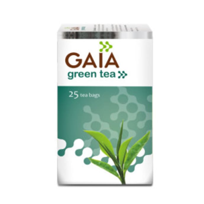 GAIA Green Tea packet of 25 tea bags – PUSHMYCART