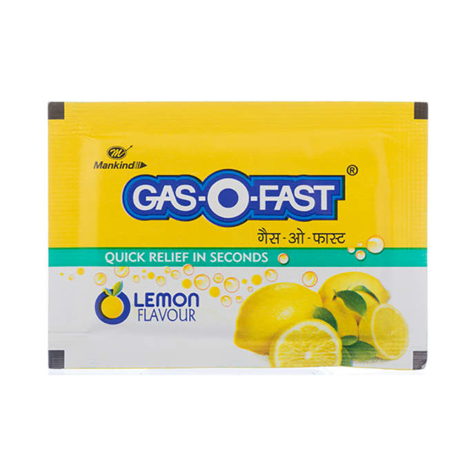 Buy online Gas-O-Fast Sachet Lemon at lowest price – PUSHMYCART