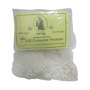 Jaji Cotton Wicks - Vathulu, 1000 pcs Pouch – PUSHMYCART