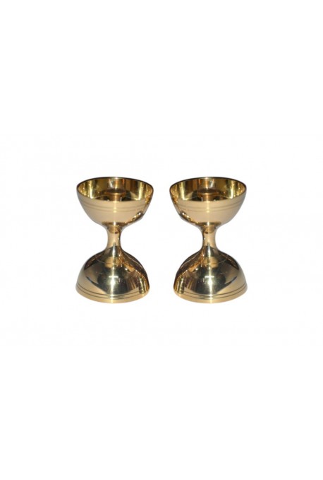 Buy online Brass Deepa set - Big at lowest price – PUSHMYCART
