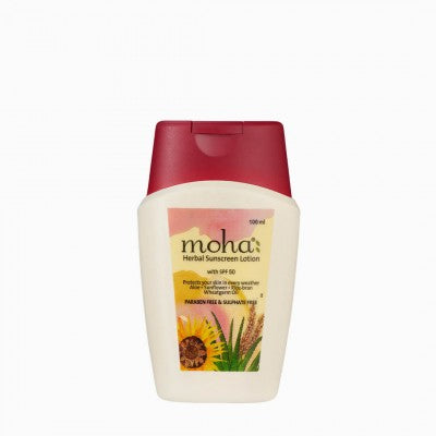 Moha Herbal Sunscreen Lotion with SPF 50 – PUSHMYCART