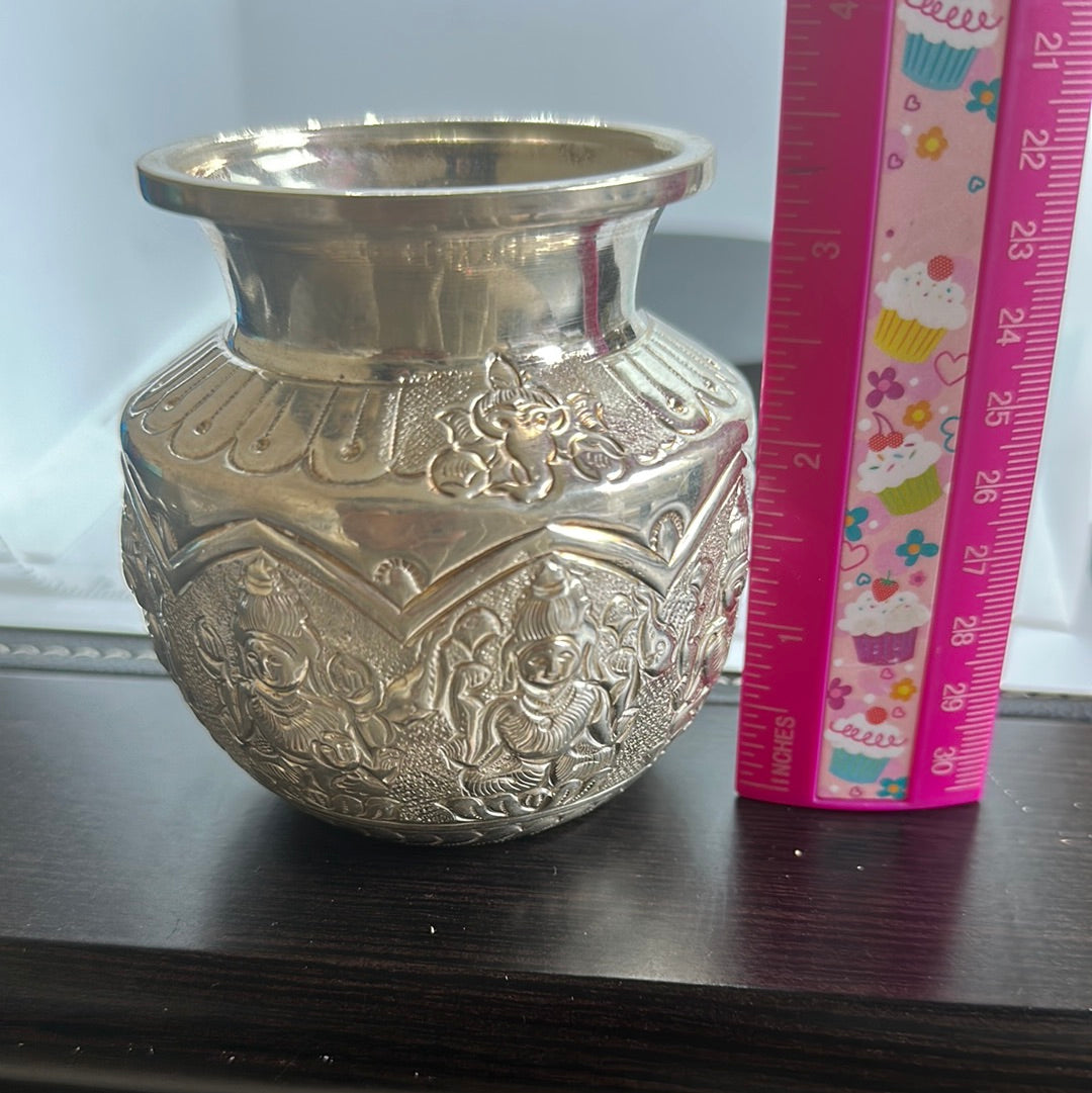 Pure Silver Ashtalakshmi Kalasam 109g – PUSHMYCART