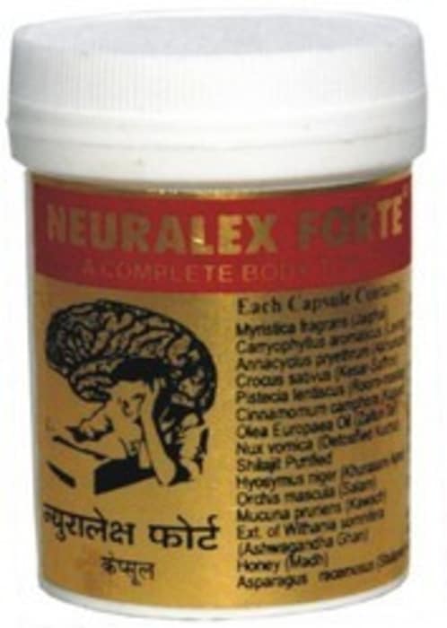 Indian Remedies Neuralex Forte Capsule bottle of 100 capsules – PUSHMYCART