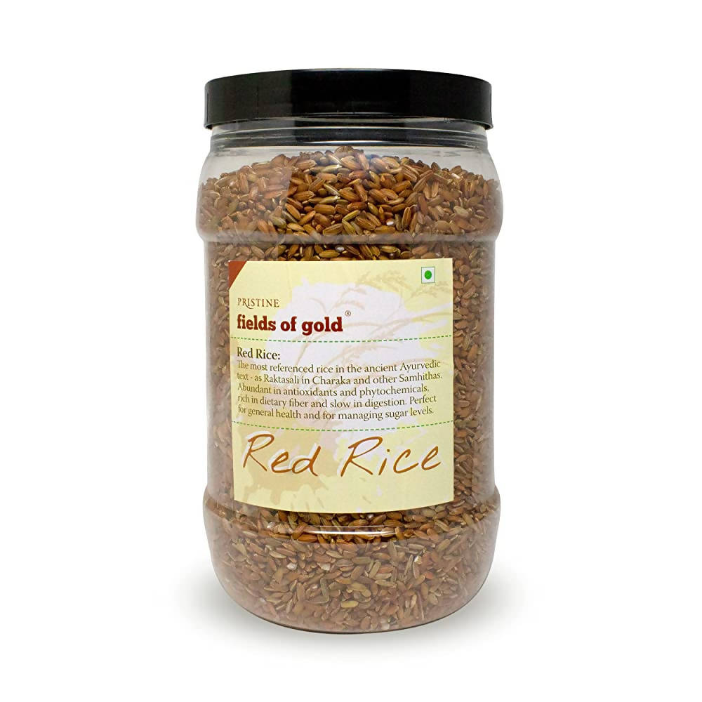 Pristine Fields of Gold | Red Rice Jar – PUSHMYCART