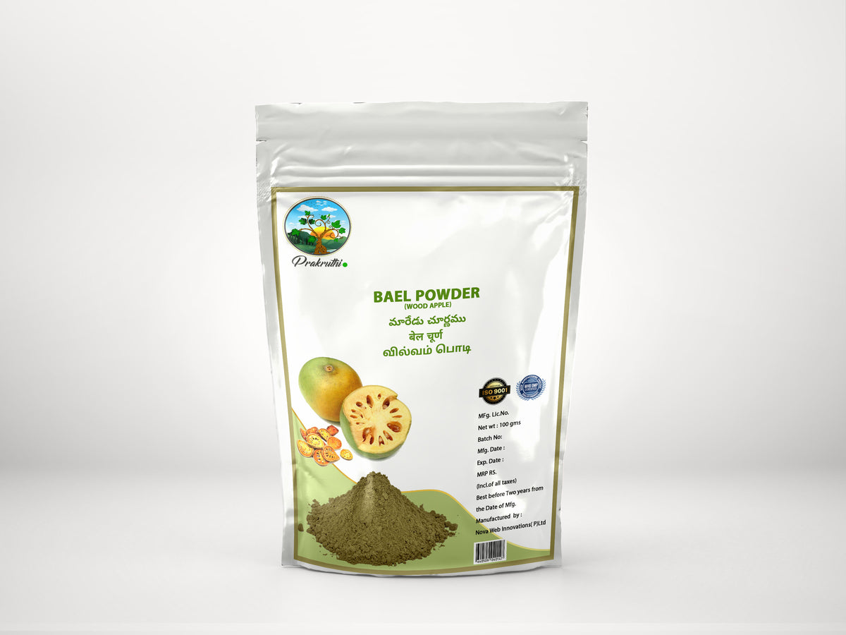 Prakruthi BAEL POWDER 100G – PUSHMYCART