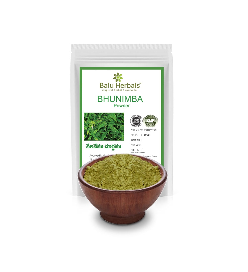Balu Herbals Bhunimba | Nelavemu Powder 100g – PUSHMYCART