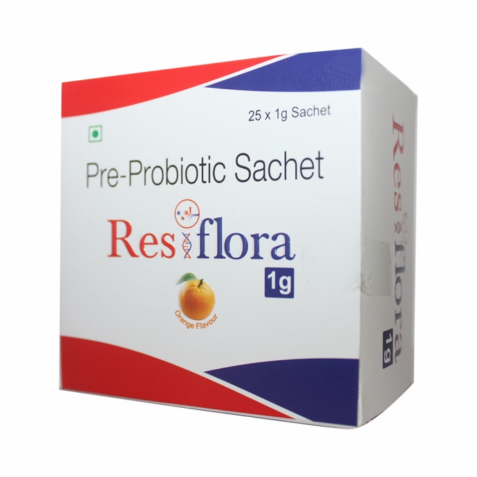 Buy online Resiflora Pre-Biotic Sachet (1gm Each) Orange at lowest ...