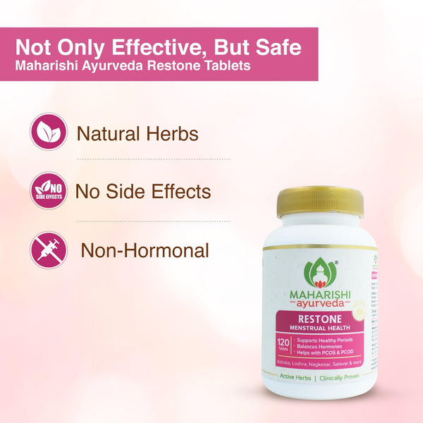 Maharishi Ayurveda Restone 120 Tab For Menstrual Health – PUSHMYCART