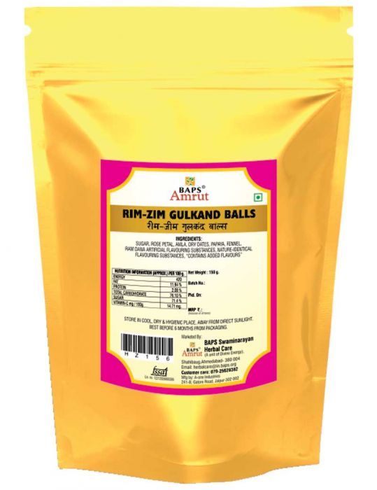Baps-Amrut-Rim-Zim-Gulkand-150g – PUSHMYCART