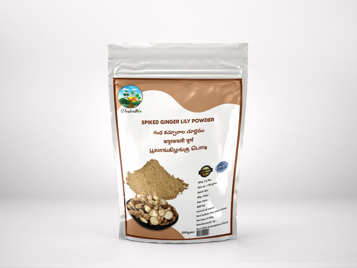Prakruthi SPIKED GINGERM LILY POWDER 100G – PUSHMYCART