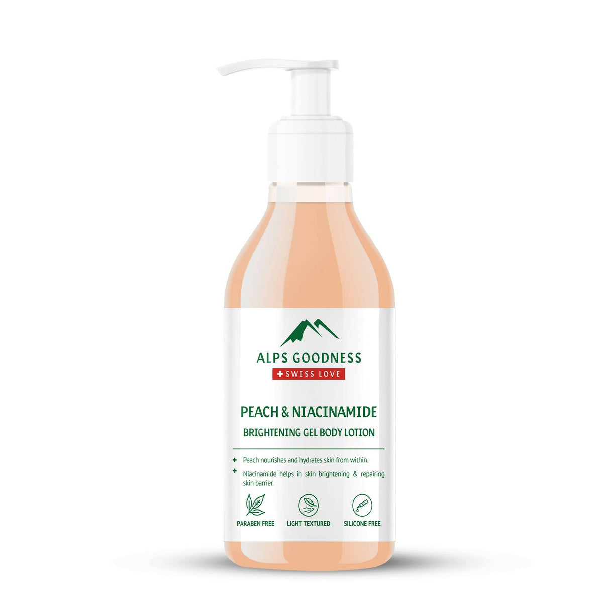 Alps Goodness Peach and Niacinamide Brightening Gel Body Lotion ...