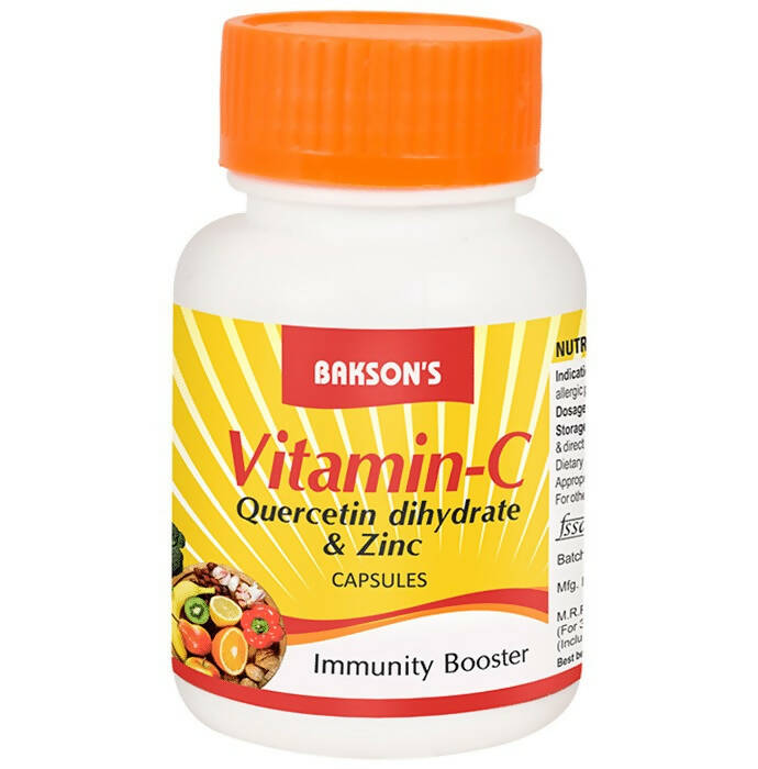 Bakson's Vitamin C Plus & Zinc Capsules – PUSHMYCART