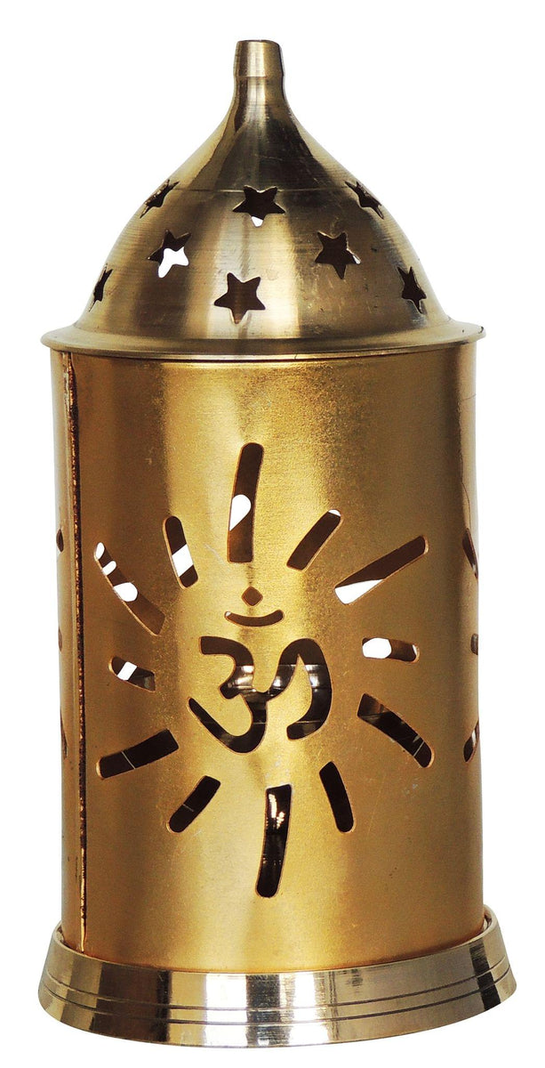 Brass and Iron Om Deepak | Akhand Joyti Diya 0.2Kg – PUSHMYCART