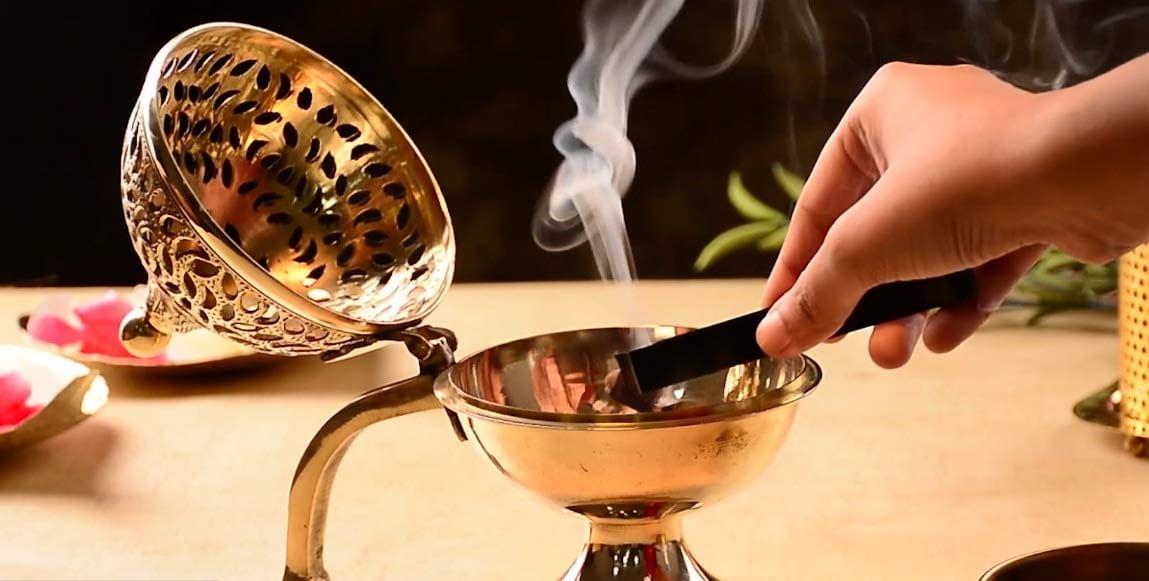 Brass Bakhoor Loban Dan Smoke Burner 0.5Kg – PUSHMYCART